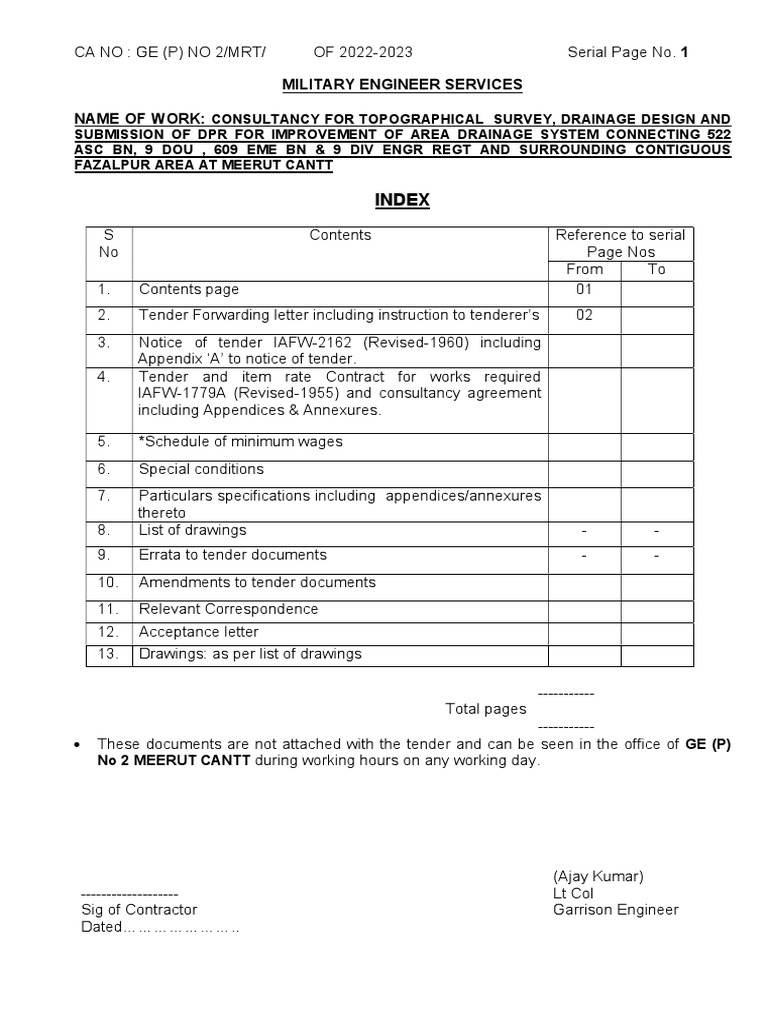 Index: GE (P) No 2 Meerut Cantt | PDF