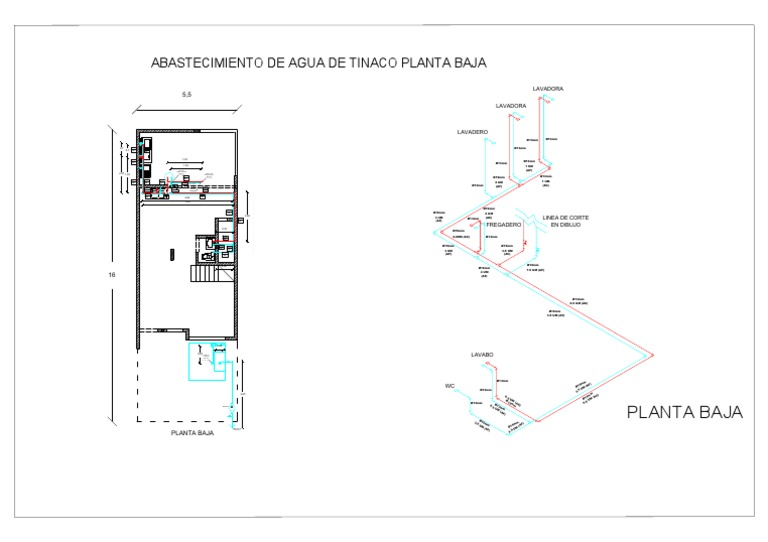 Plano de Instalacion Hidraulica-5 | PDF