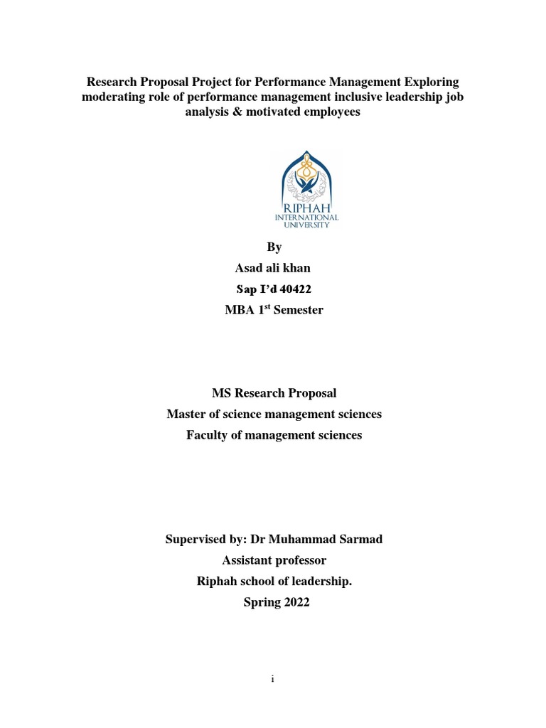 Tital Page-Merged | PDF | Leadership | Performance Appraisal