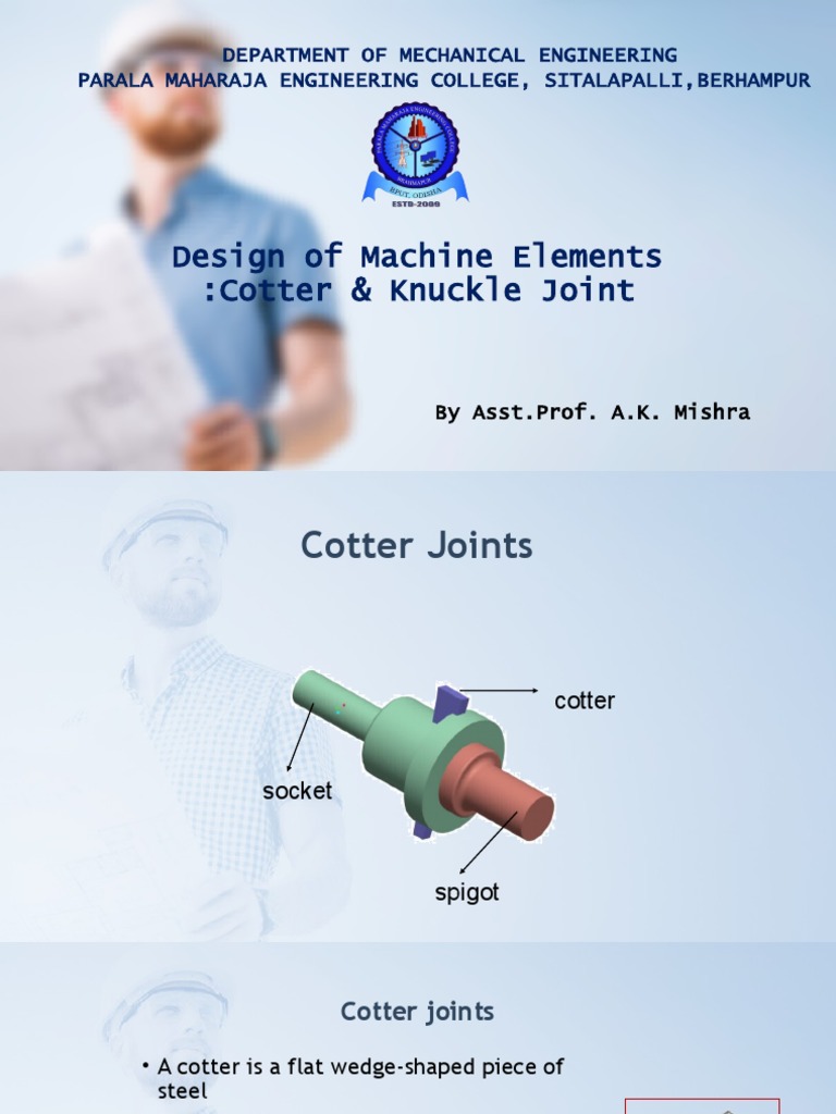 Cotter and Knuckle Joint Overview | PDF | Strength Of Materials | Belt ...