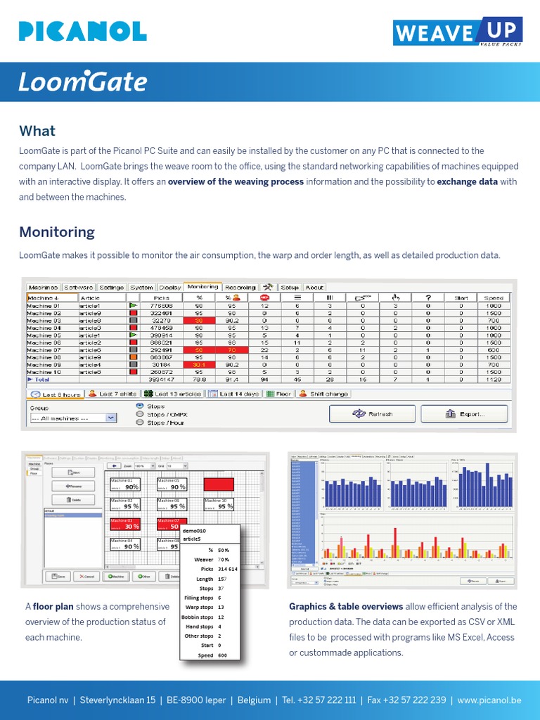 LoomGate: Weaving Process Monitoring Tool | PDF | Computers