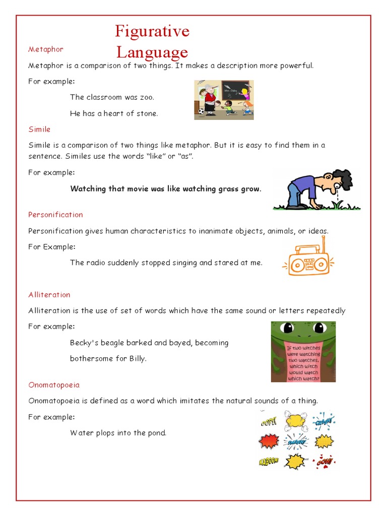 Figurative-Language 113582 | PDF | Metaphor | Linguistics