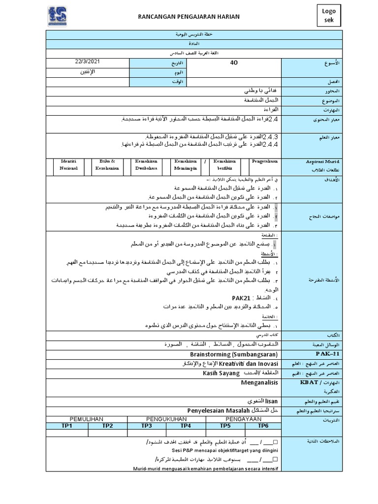 RPH Ba THN 6 - M40 | PDF