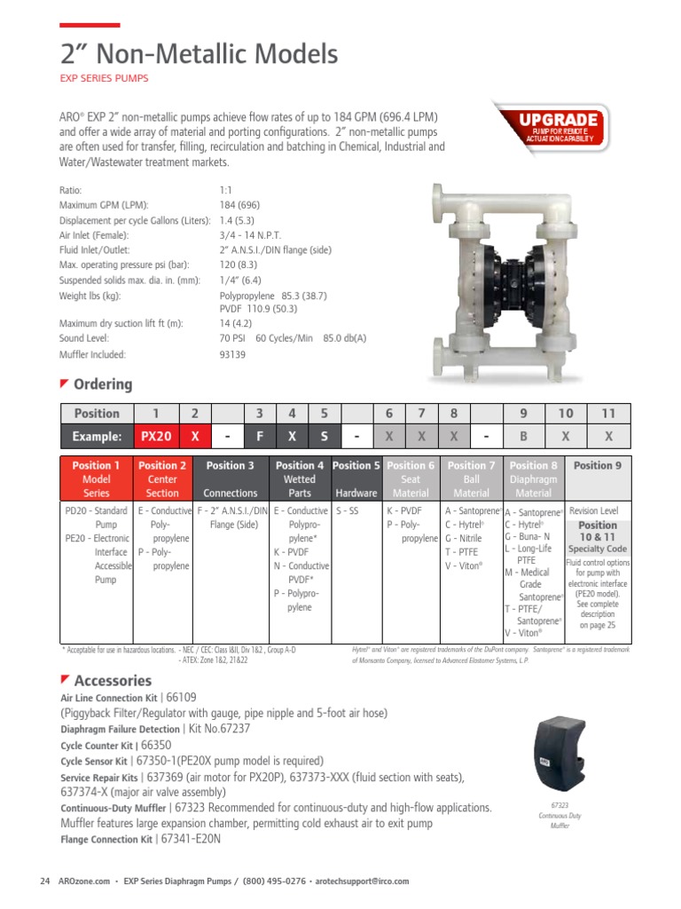 Diaphragma Pump PD20P-X-X-B Datasheet | Download Free PDF | Pump | Mechanical Engineering