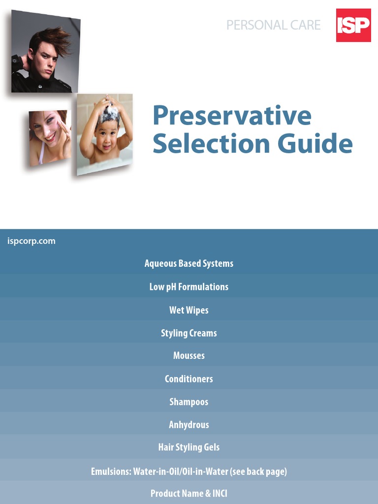 Preservative Selection Guide 2009 | PDF