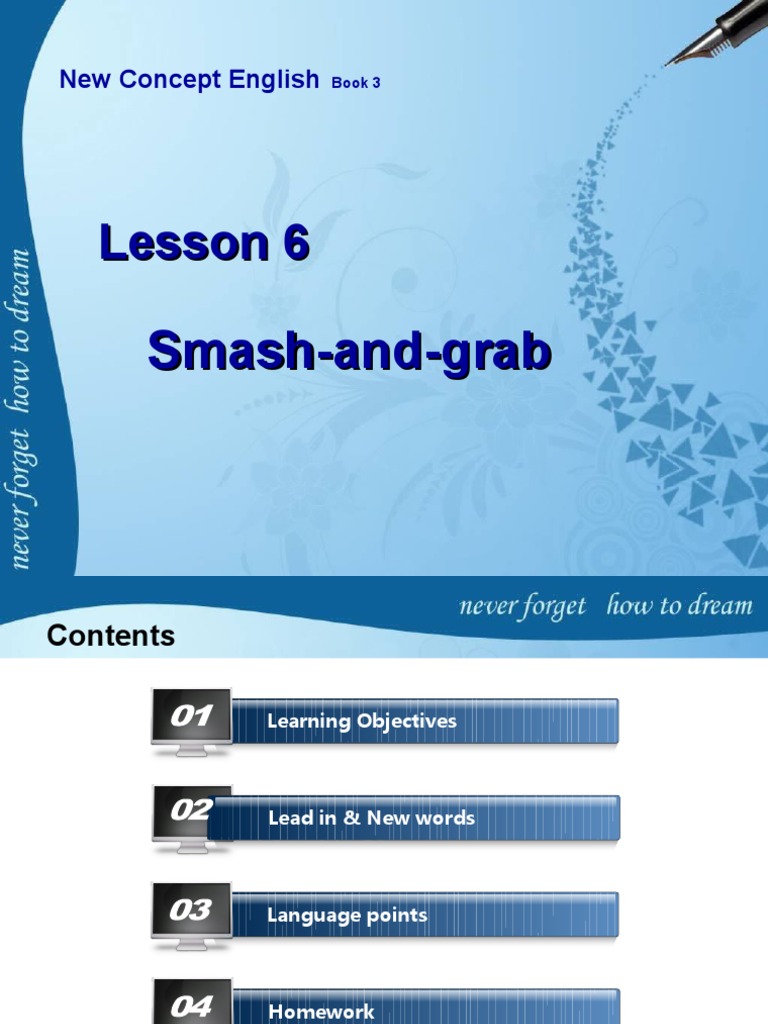 Lesson 6 Smash-And-grab Ppt1 | PDF | Jewellery | Softlines (Retail)