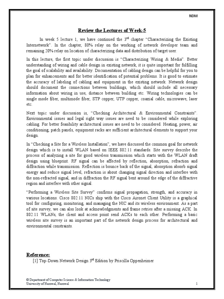 Assignment 3 | PDF | Computer Network | Wireless Lan