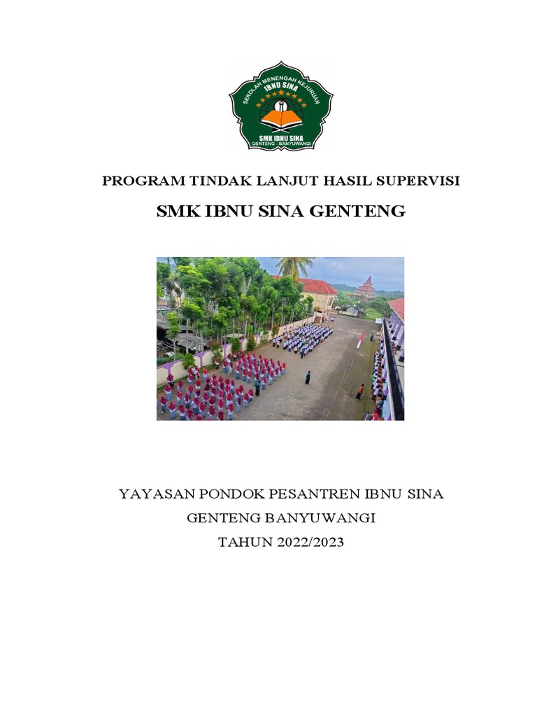 Program Tindak Lanjut Supervisi Ks | PDF