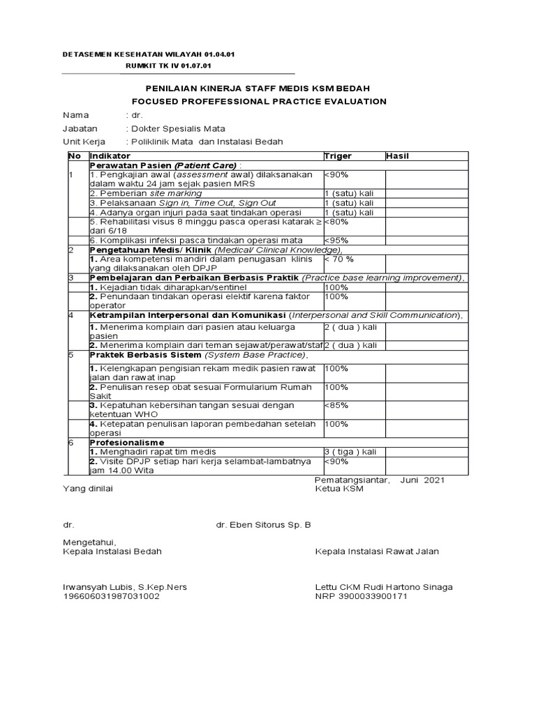 Fppe KSM Bedah Mata | PDF