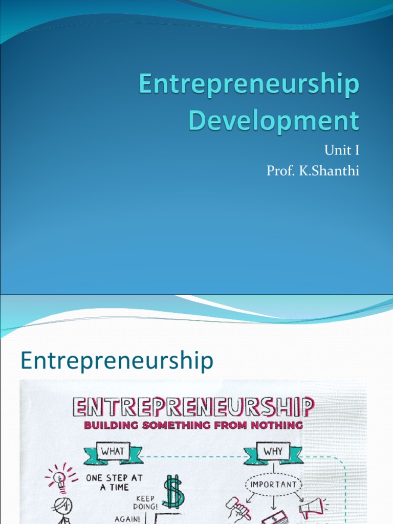 Entrepreneurship Development | PDF | Entrepreneurship | Risk