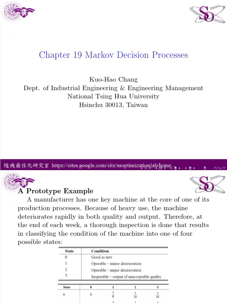 Markov Decision Processes | PDF