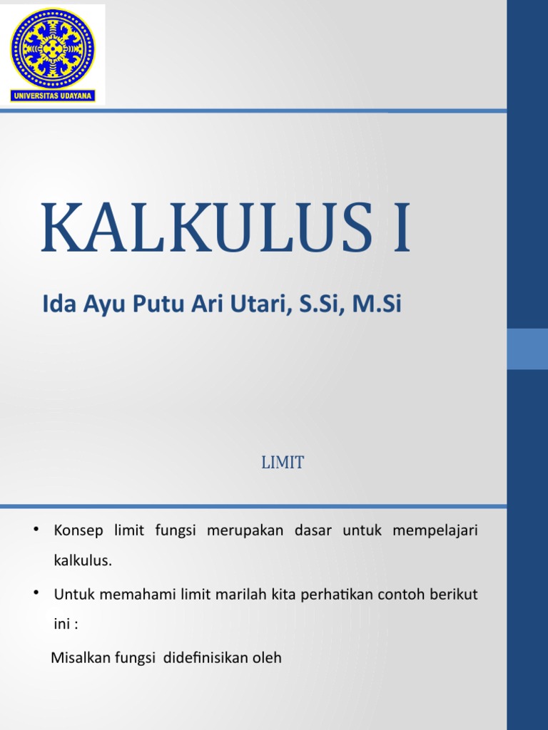 Limit (Iv Dan V) | PDF