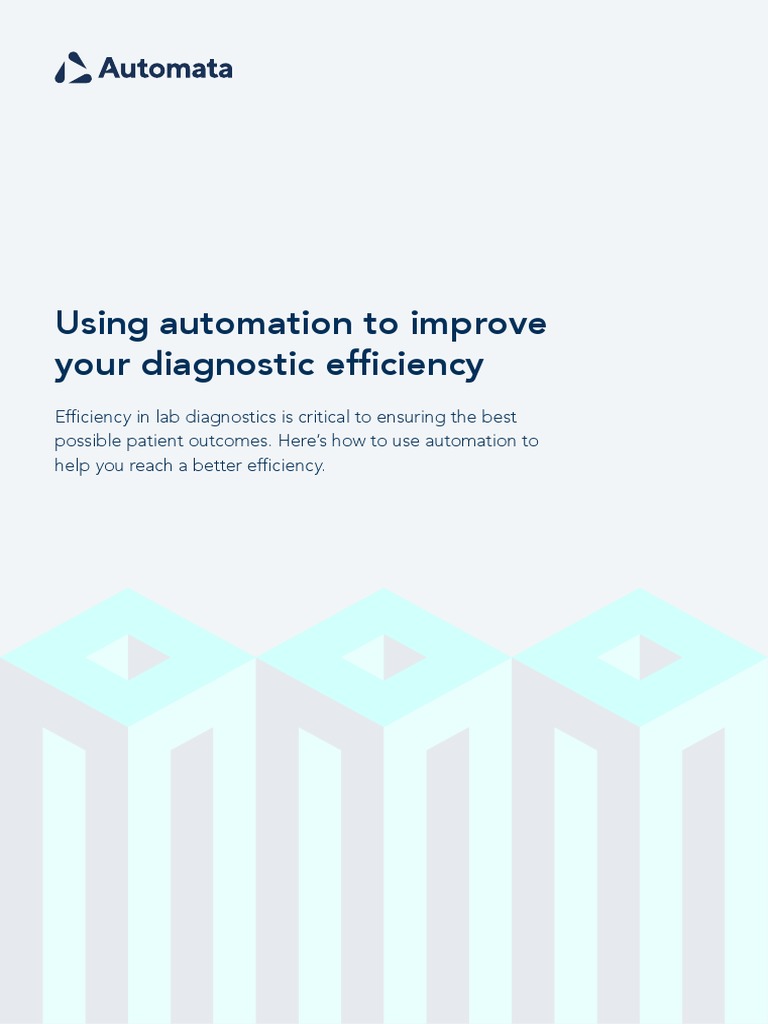 Automata Automation To Improve Your Diagnostic Efficiency - v3 | PDF ...