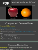 Block Method for Compare and Contrast Essays | PDF | Essays | Paragraph