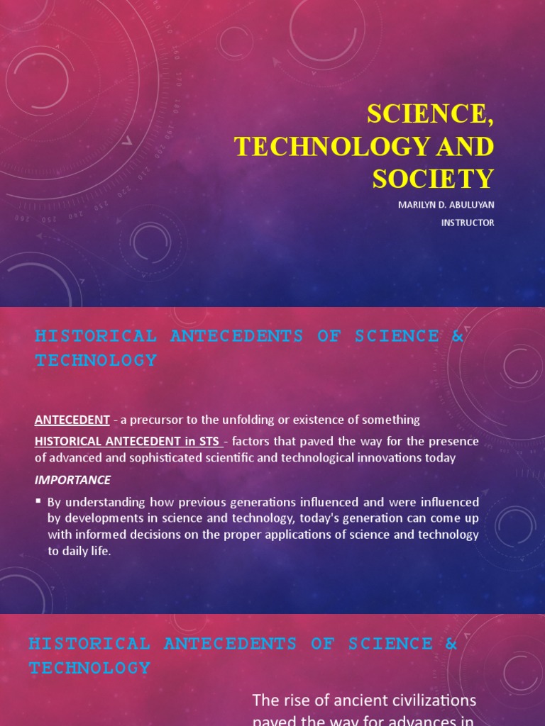 STS Module 1, Lesson 2 | Download Free PDF | Spinning (Textiles) | Science