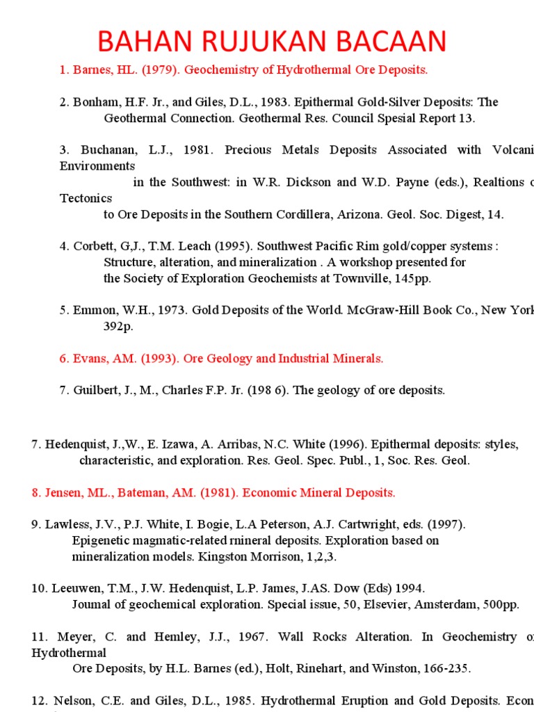 Bahan Bacaan Alterasi | PDF