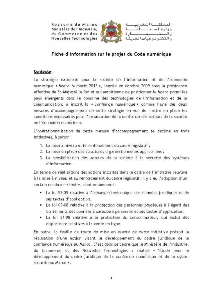 Presentation Code Numerique | PDF