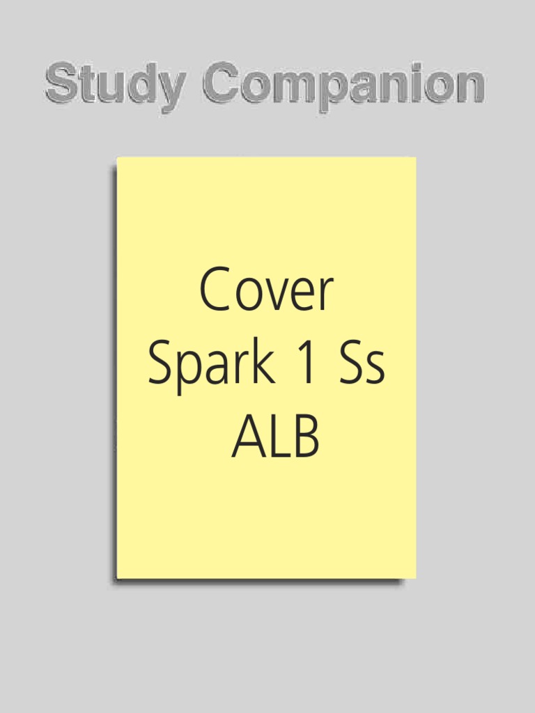 Spark 1 ALB Study Companion 1 | PDF