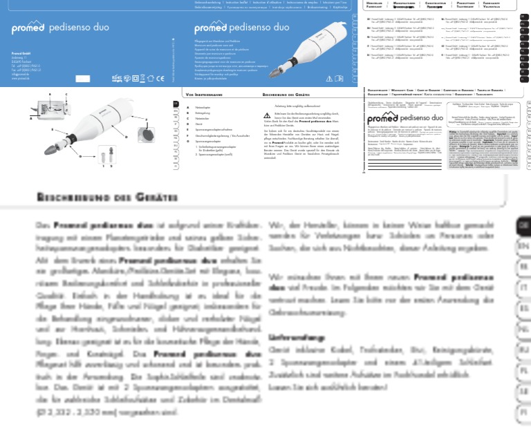 Promed Manual - Pedisendo - 030912 | PDF
