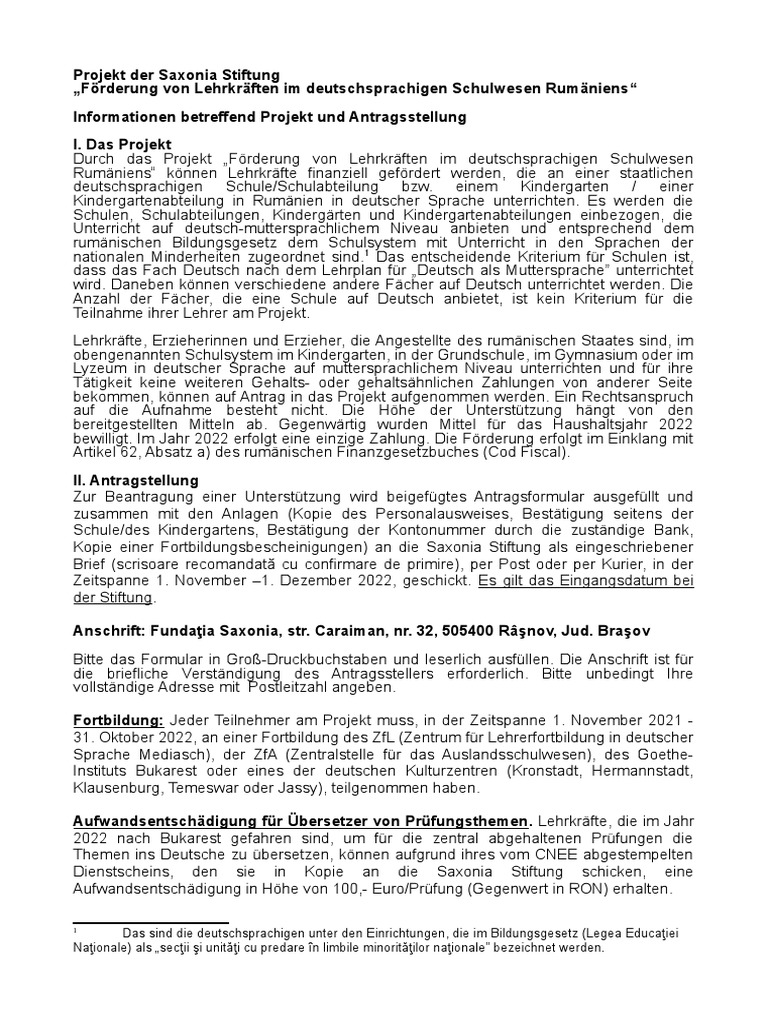 Antragsformular - 2022 | PDF