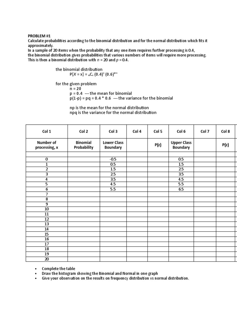 Binomial Vs Normal - 1 (1) Dasdad | PDF | Normal Distribution | Mathematics