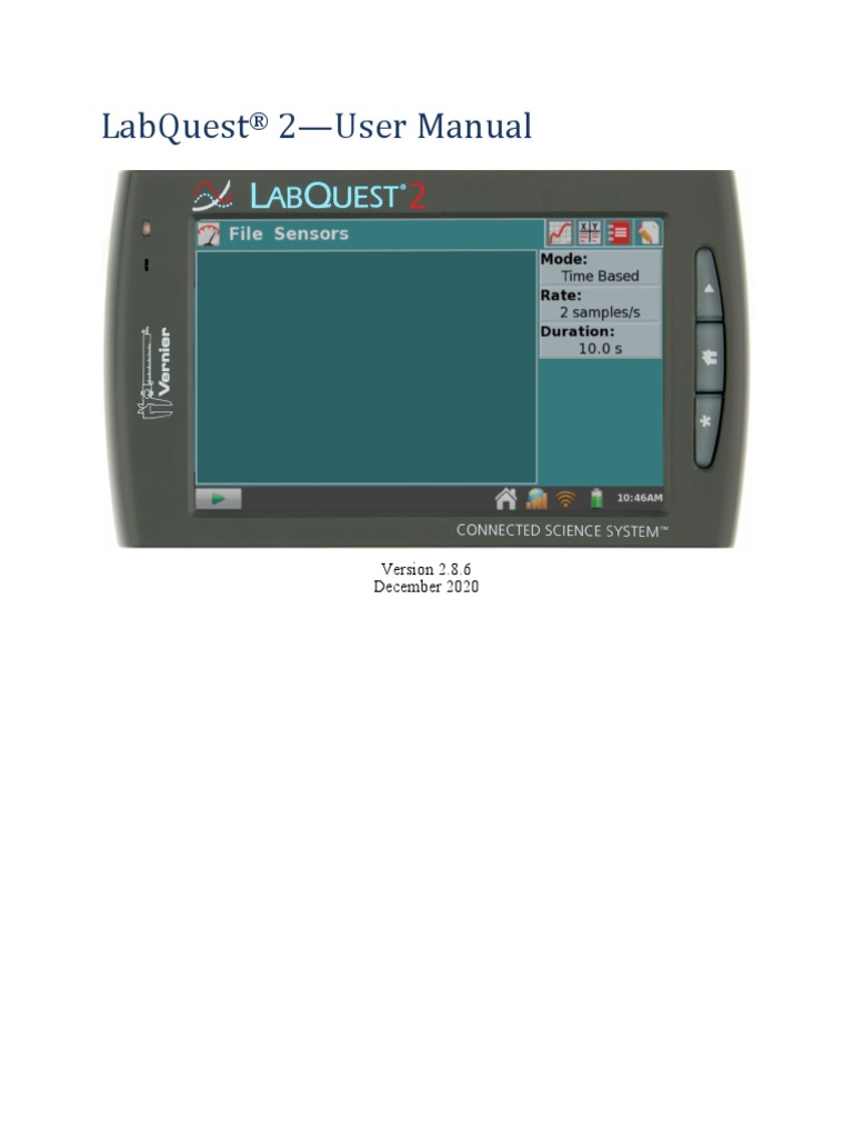 Vernier Labquest 2 Manual Original | PDF | Computer File | Electromagnetic Interference