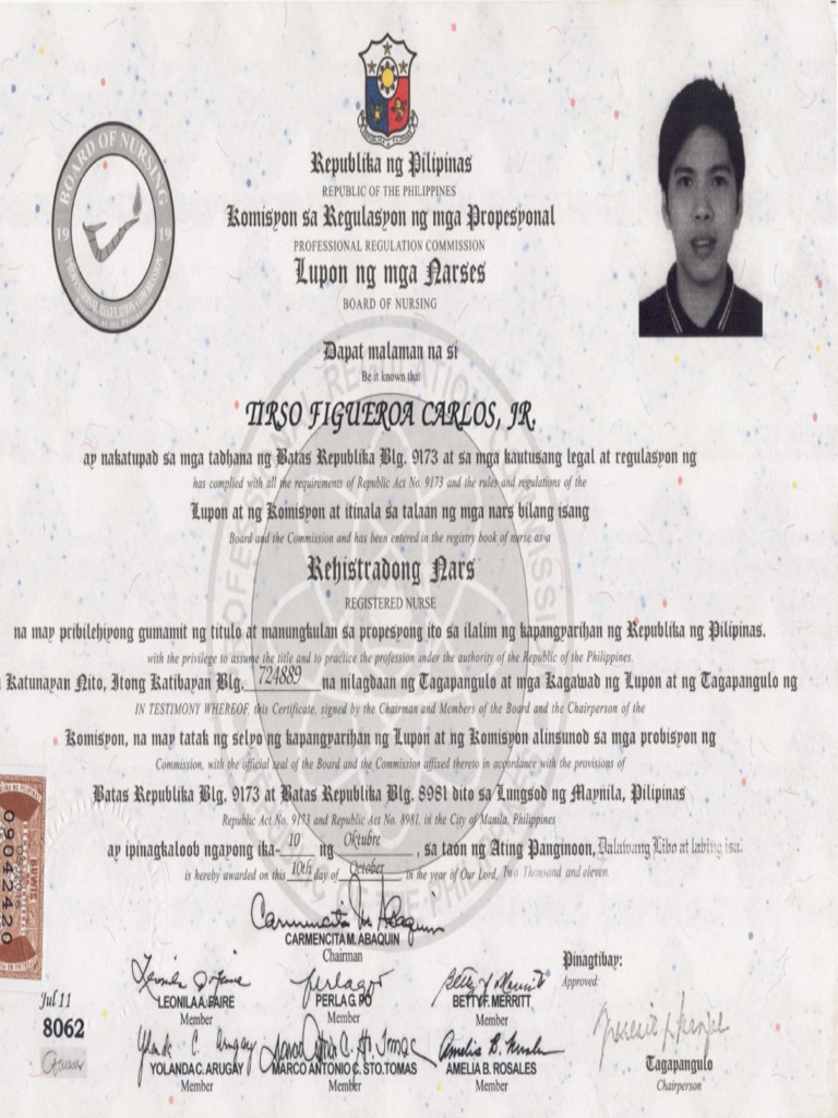 PRC Certificate | PDF