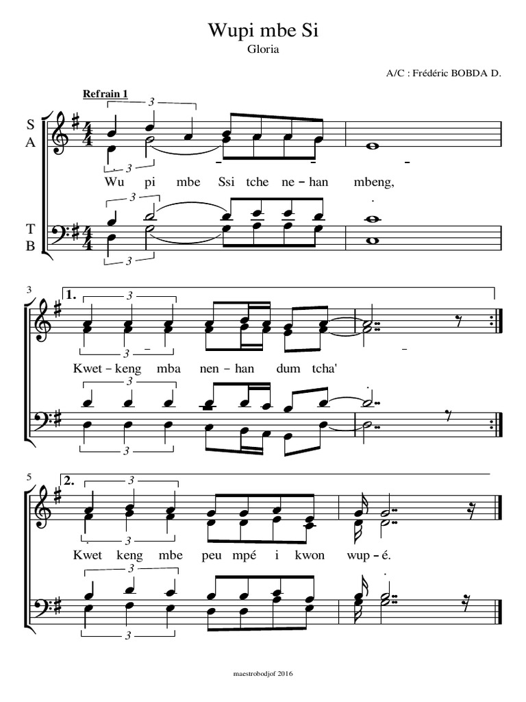 Wupi Mbo Yahwe | PDF