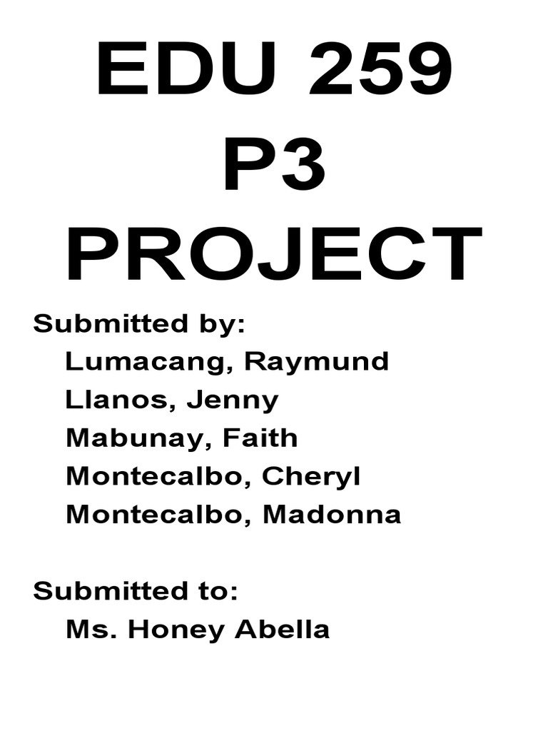 Group 4 P3 Project | PDF | Communication | Nonverbal Communication