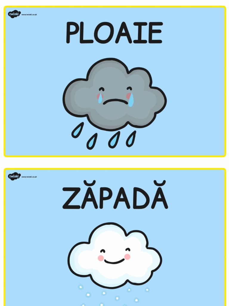 T T 5421 Weather Clothes Sorting Activity Romanian | PDF