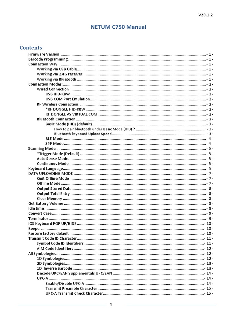 Netum Scanner Manual Download Free Pdf Universal Product Code Barcode