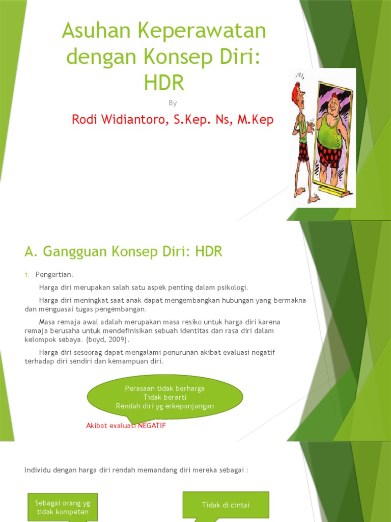 Asuhan Keperawatan Dengan Konsep Diri - HDR | PDF