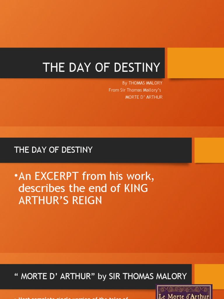 The Day of Destiny | Download Free PDF | Guinevere | King Arthur