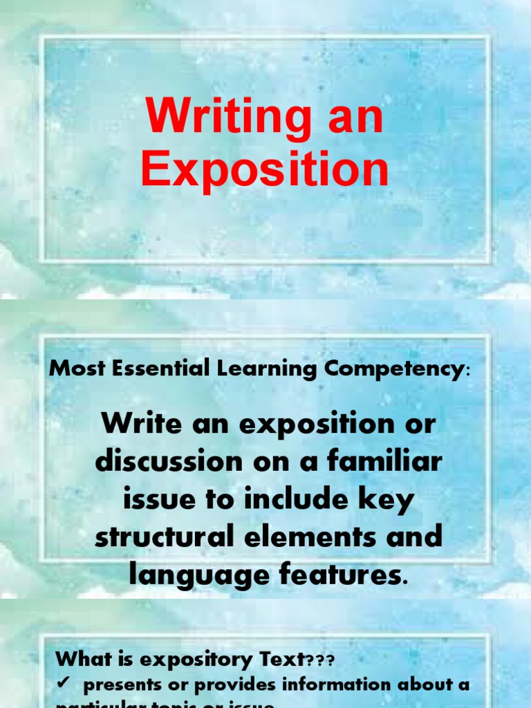 Expository Writing Essentials Guide | PDF | Cognitive Science | Cognition