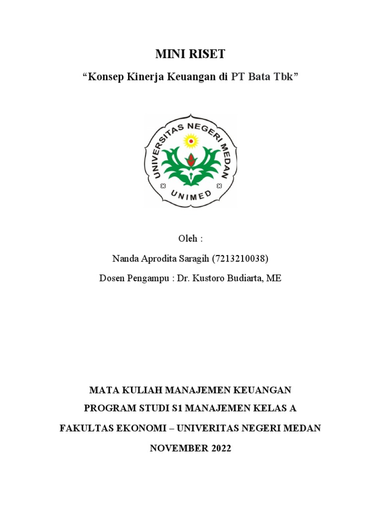 Mini Riset MNJ Keuangan | PDF | Bisnis