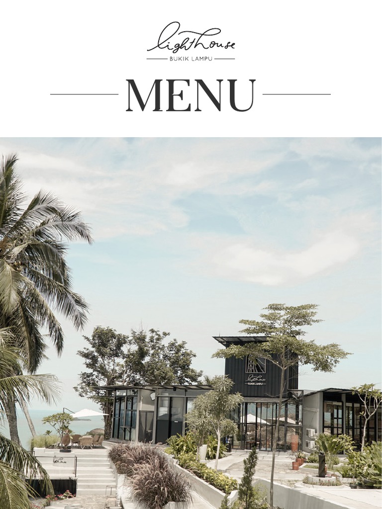 Menu Lighthouse | PDF | Drink | Coffee