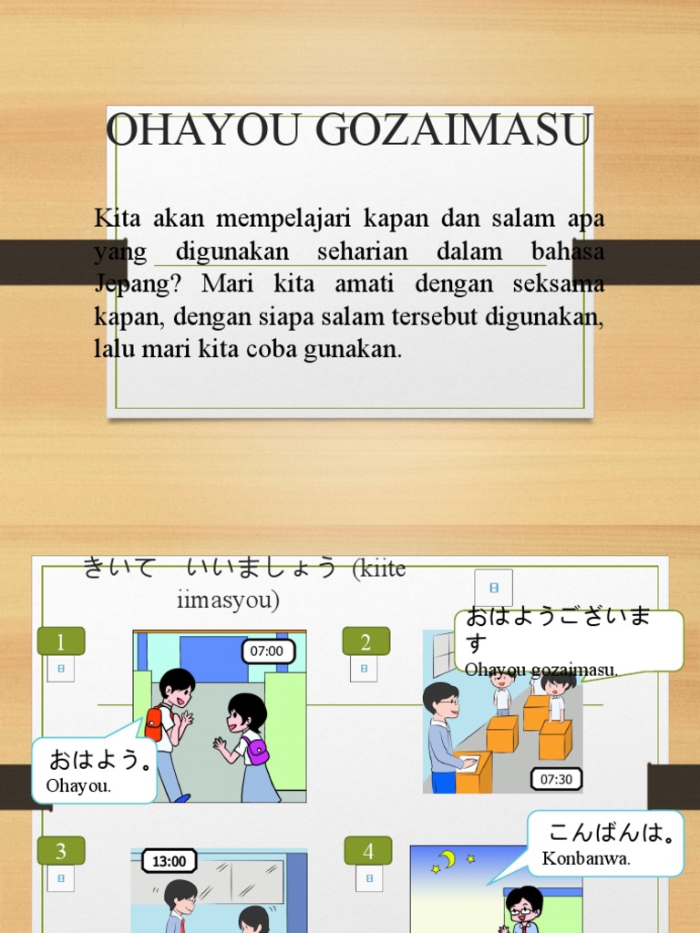 Aisatsu | PDF