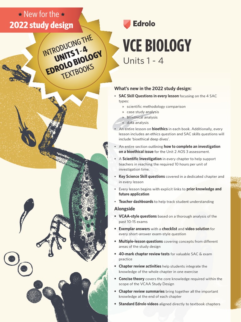Edrolo Biology Brochure 2022 | PDF