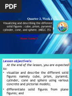 Differentiating Solid and Plane Figures | PDF | Shape | Area