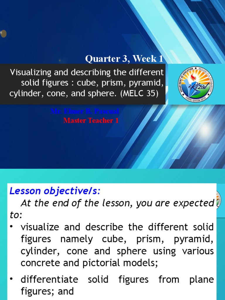 M6 - Q3 - W1 - Solid Figures (CO1) | PDF | Triangle | Euclidean Geometry