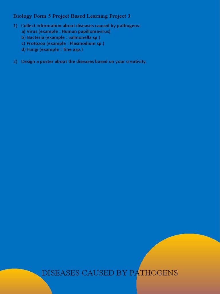 Biology Form 5 Project Based Learning Project 4 | PDF