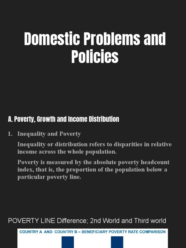 Domestic Problems and Policies | PDF