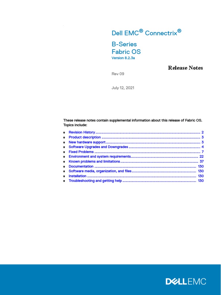 Connectrix B-Series FOS 8.2.3a Rev 09 | PDF