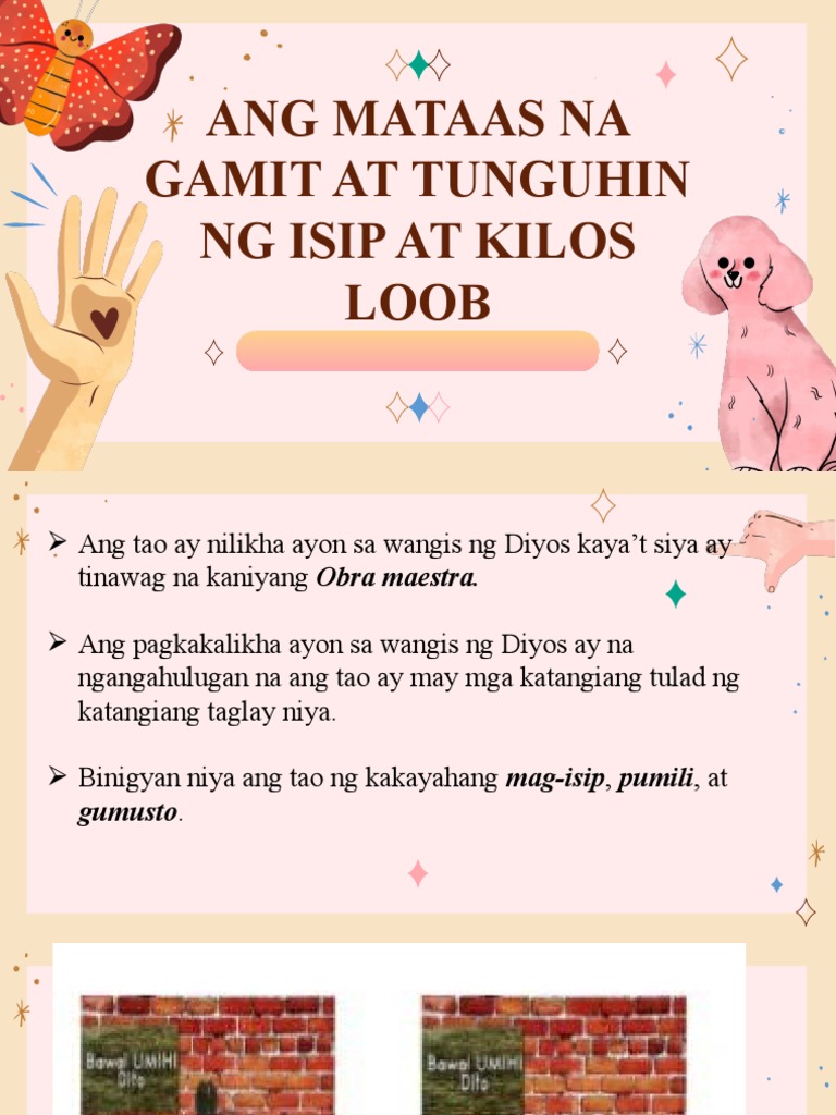Modyul 2 Mataas Na Gamit at Tunguhin NG Kilos Loob | PDF