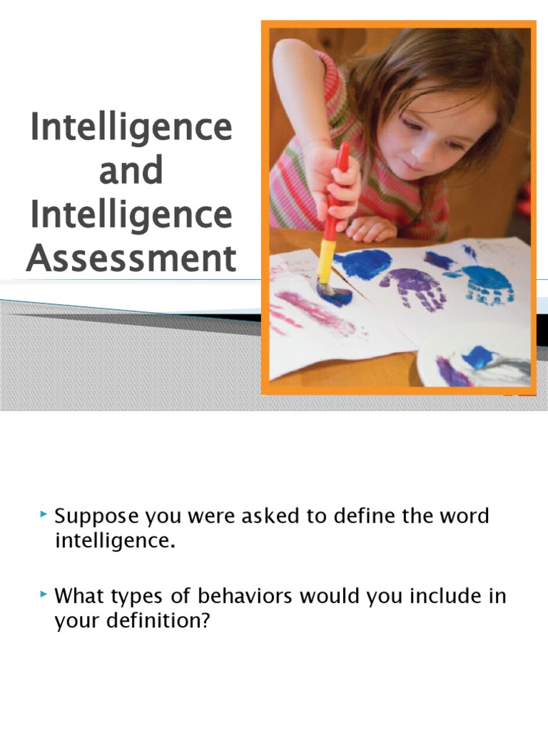 Lecture 9 - Intelligence and Intelligence Assessment | PDF | Wechsler ...