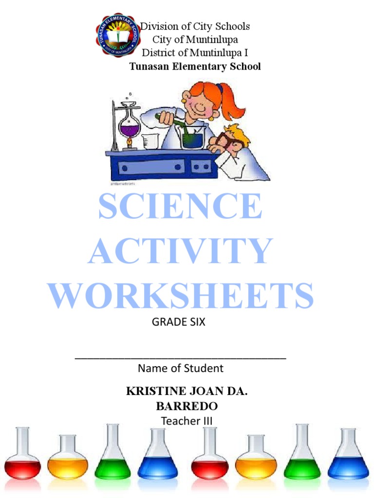 Science Lab Worksheets | PDF | Central Nervous System | Nervous System
