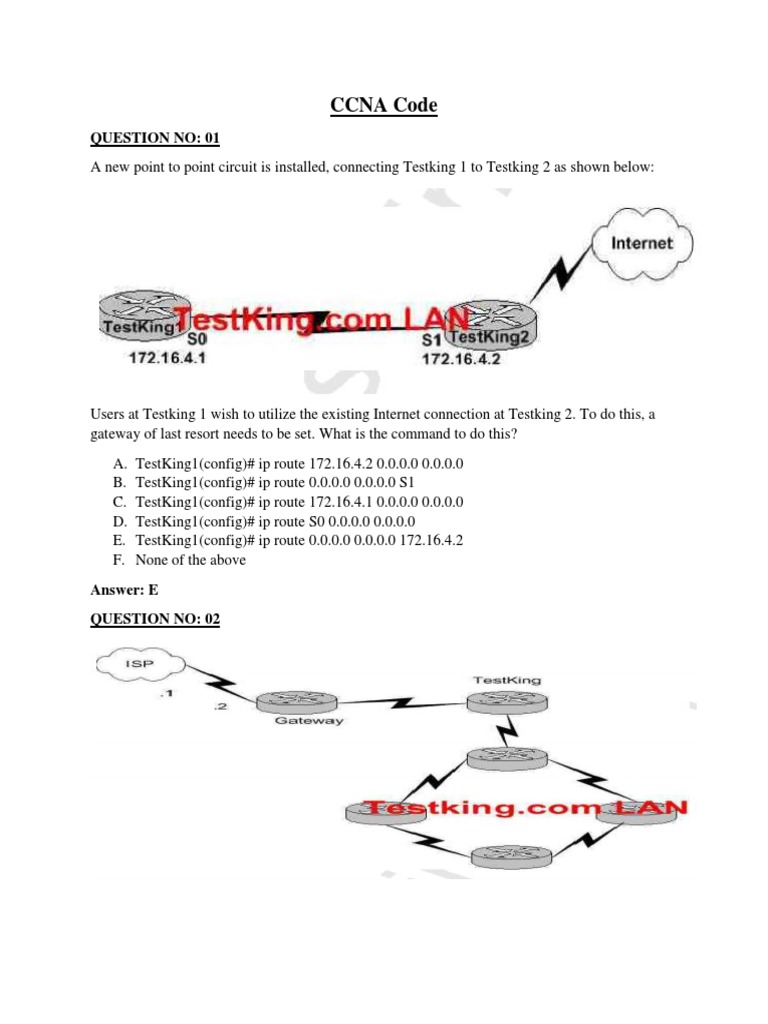 CCNA Code | PDF