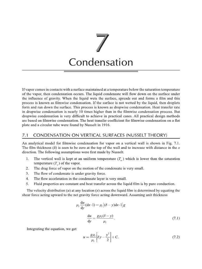 Condensation | PDF
