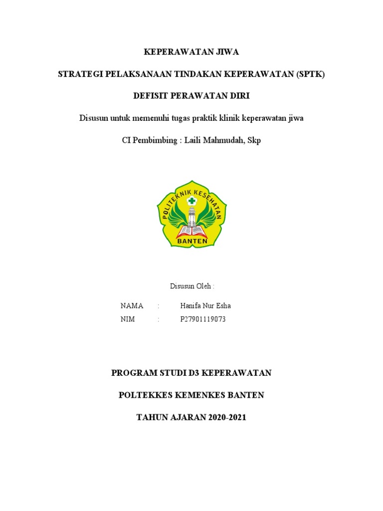 SPTK SP 1 Jiwa DPD - Hanifa Nur Esha | PDF