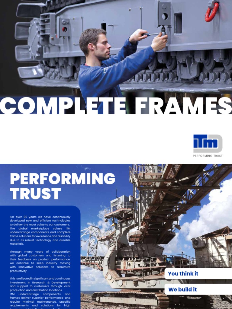 ITM - Brochure CompleteFrames LR | PDF | Machines | Electric Motor
